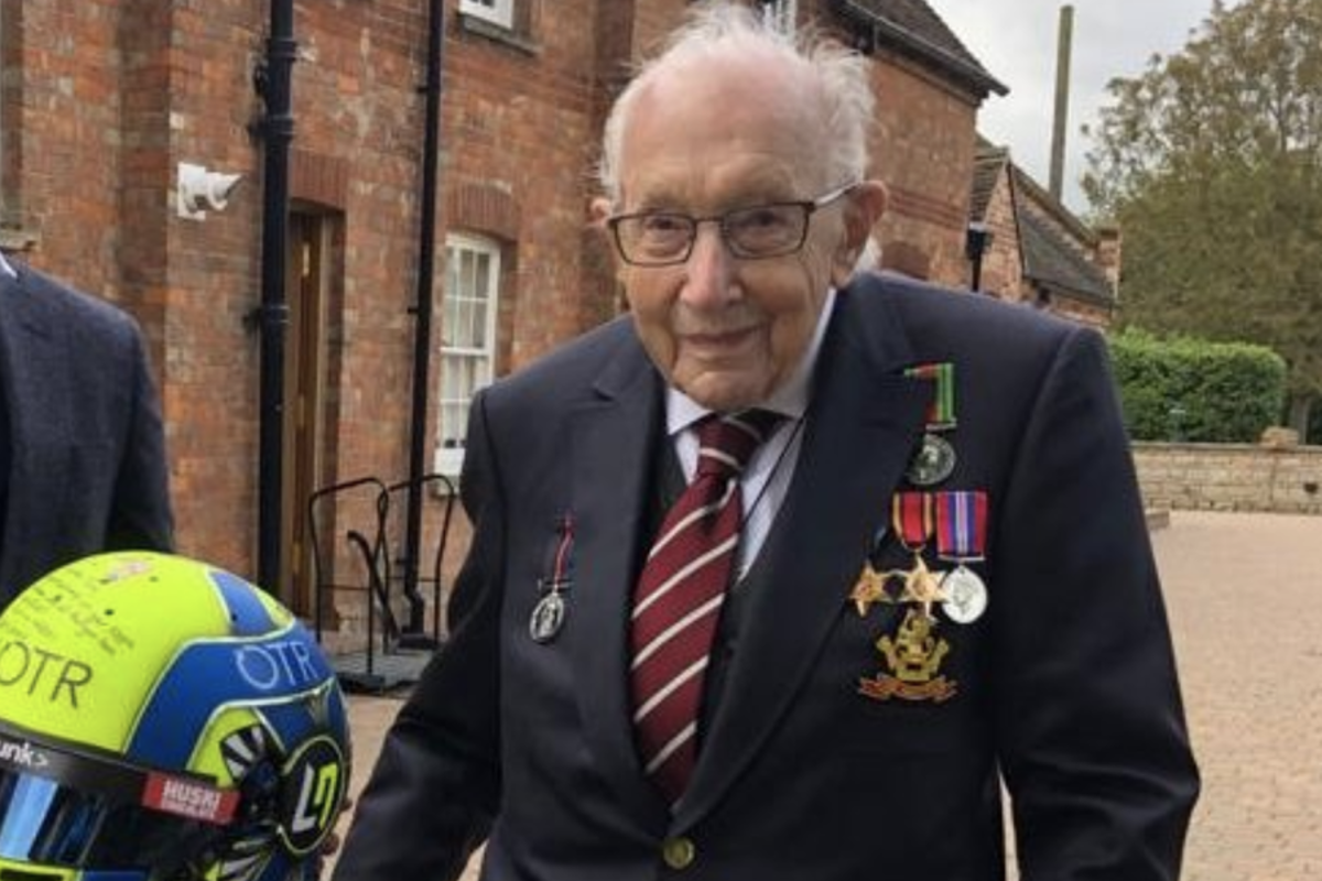F1-teams treuren om overlijden oorlogsveteraan Captain Sir Tom Moore ...