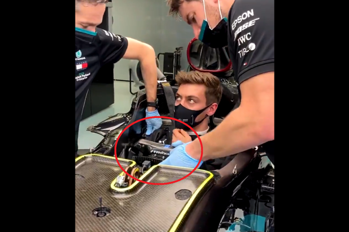 Russell maakt kennis met DAS-systeem Mercedes - GPFans.com