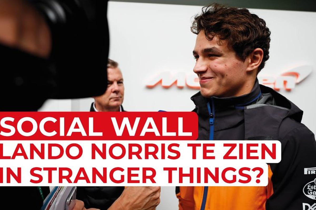 LANDO NORRIS te zien in STRANGER THINGS? | Social Wall #31 - GPFans.com