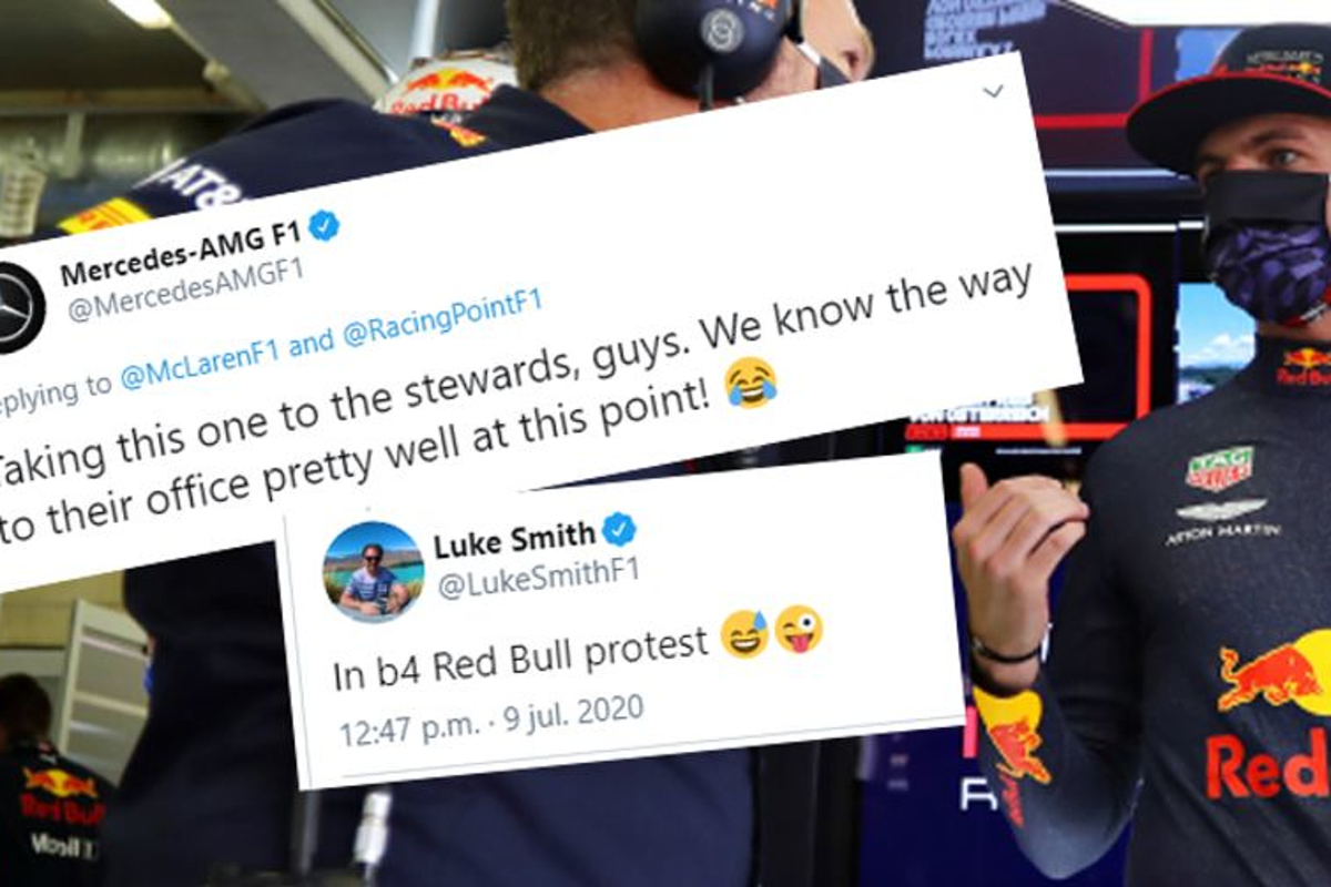 Hilariteit op social media door hashtag: "Gaat Red Bull nu in protest ...